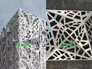 3d Exterior Wall Aluminium Cladding